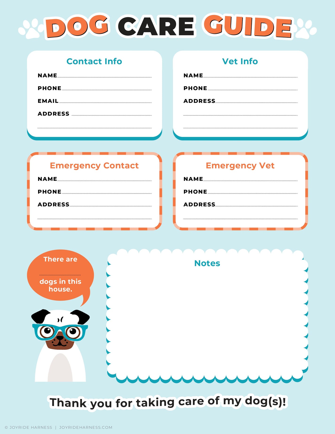 5 in 1 Essential Care Guide for Dog Parents – Joyride Harness