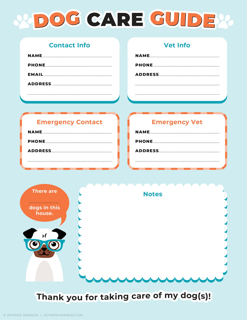 5 in 1 Essential Care Guide for Dog Parents – Joyride Harness