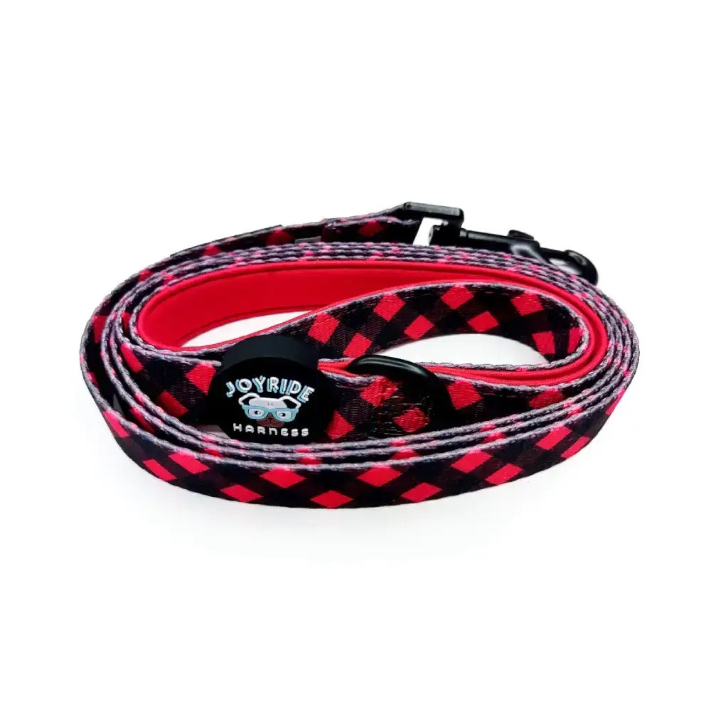 Red Plaid Matching Dog Leash – Joyride Harness
