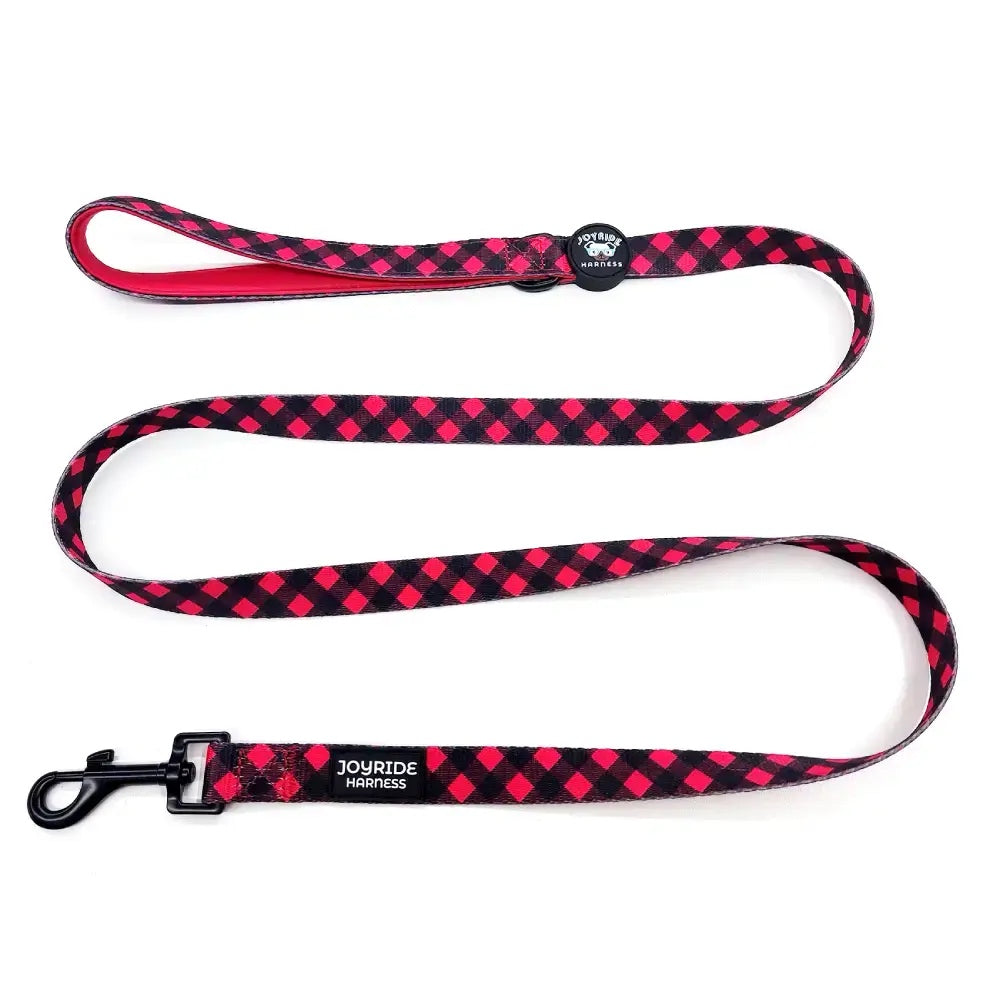 Red Plaid Matching Dog Leash – Joyride Harness